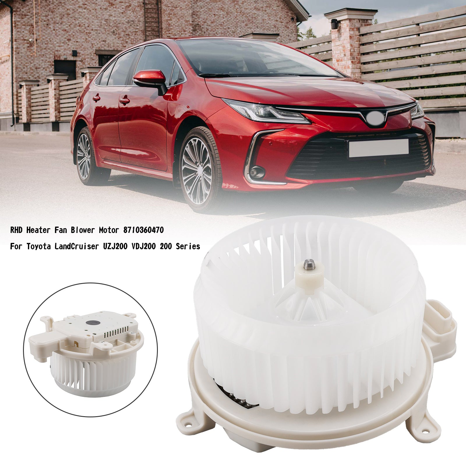 RHD ヒーター ファン ブロワー モーター 87103-60481 トヨタ ランドクルーザー UZJ200 200 シリーズ用 – mikuruma